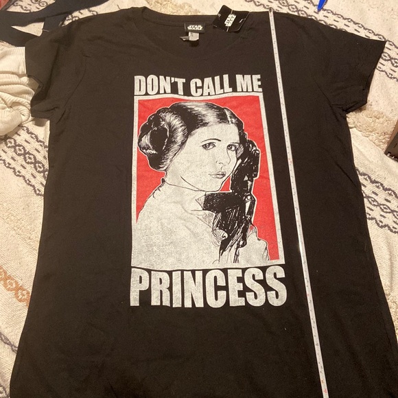 Disney | Tops | Brand New Dont Call Me Princess Princess Leah Tshirt ...